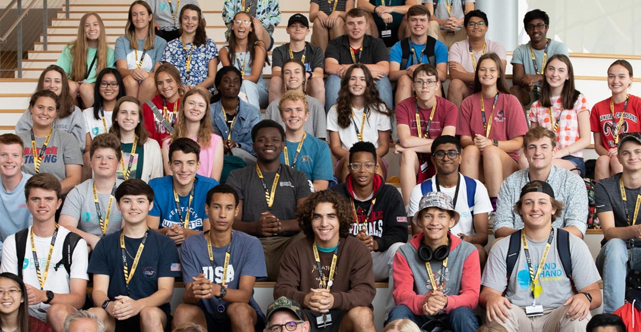 2021GSEGroupStairs - Kentucky Governor's School for Entrepreneurs